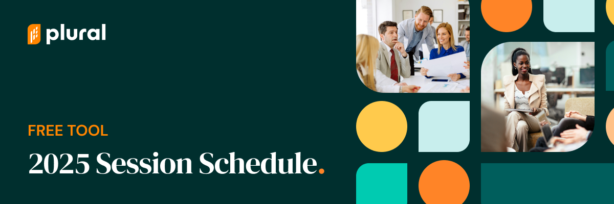 2025 Session Schedule